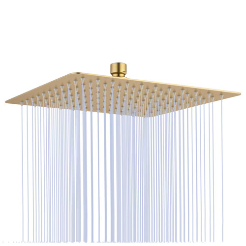 Rainlex Rain Fixed Shower Head 1 8 Gpm Gpm And Reviews Wayfair